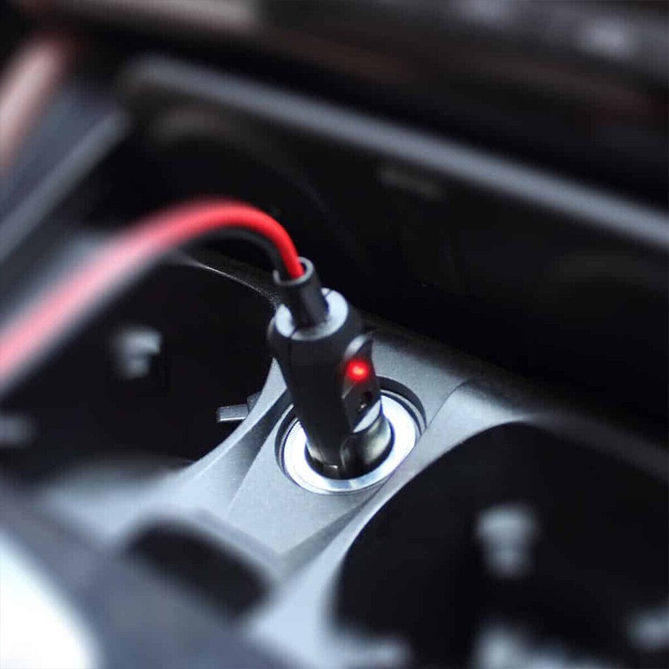 2 Pack 12V Fused LED Light Cigarette Lighter Male Plug Replacement with ...