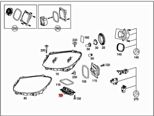 Genuine MERCEDES X222 A205 A217 C205 C217 Control unit complete ...