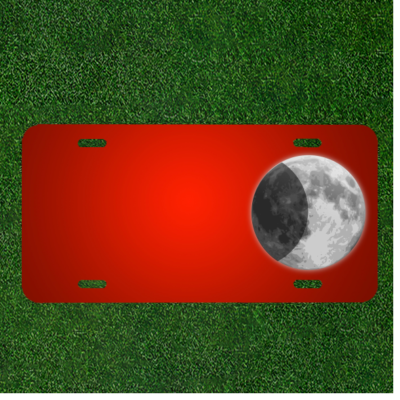 Custom Personalized License Plate With Add Names To Moon Moon Shine ...