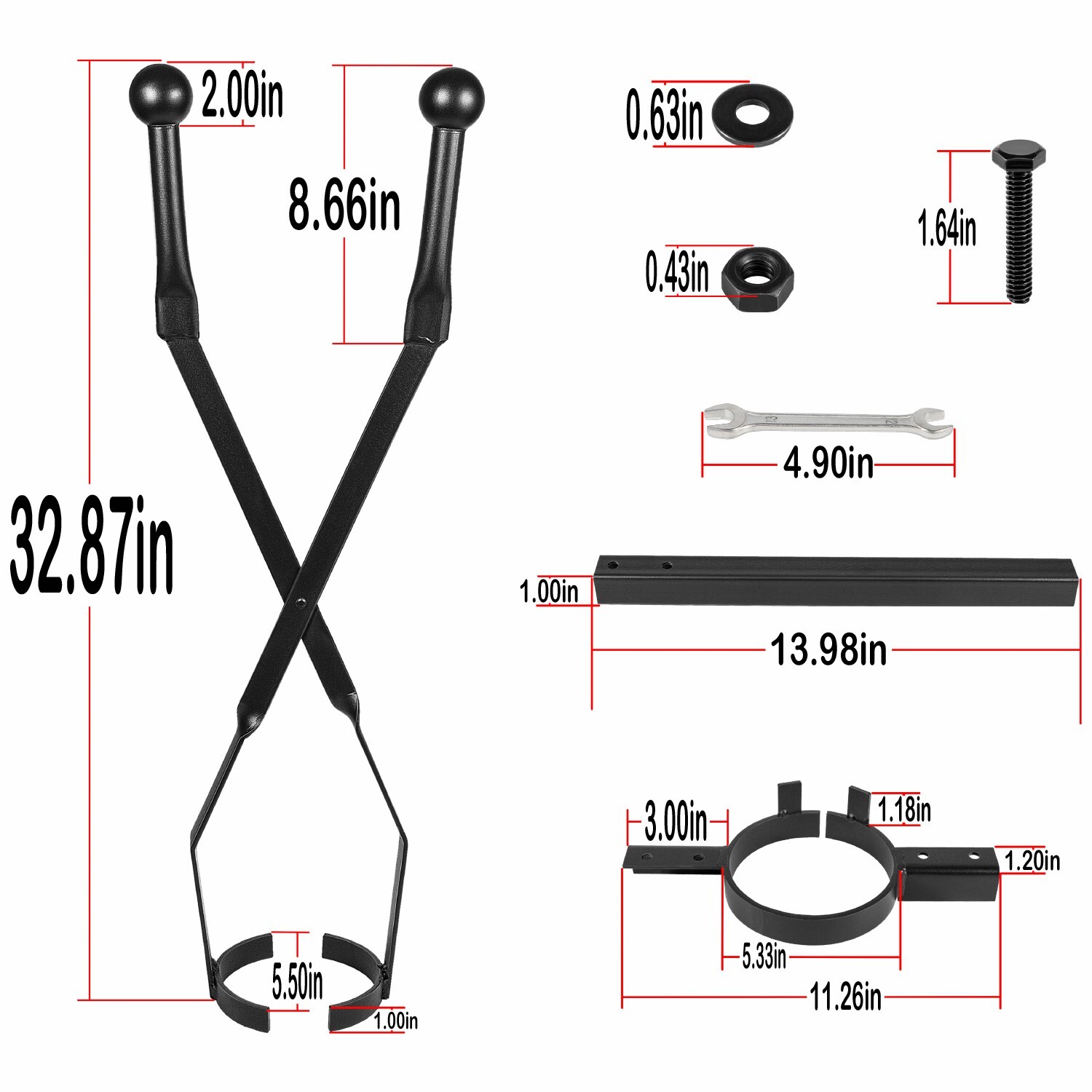 4 Kg Crucible Tongs Set, Graphite Crucible Lifting & Metal Melting ...