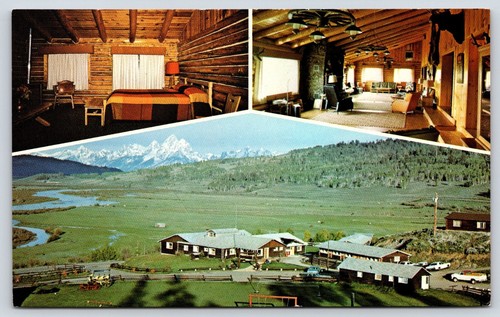 Wyoming Moran Jackson Hole Heart Six Guest Ranch Vintage Postcard | eBay