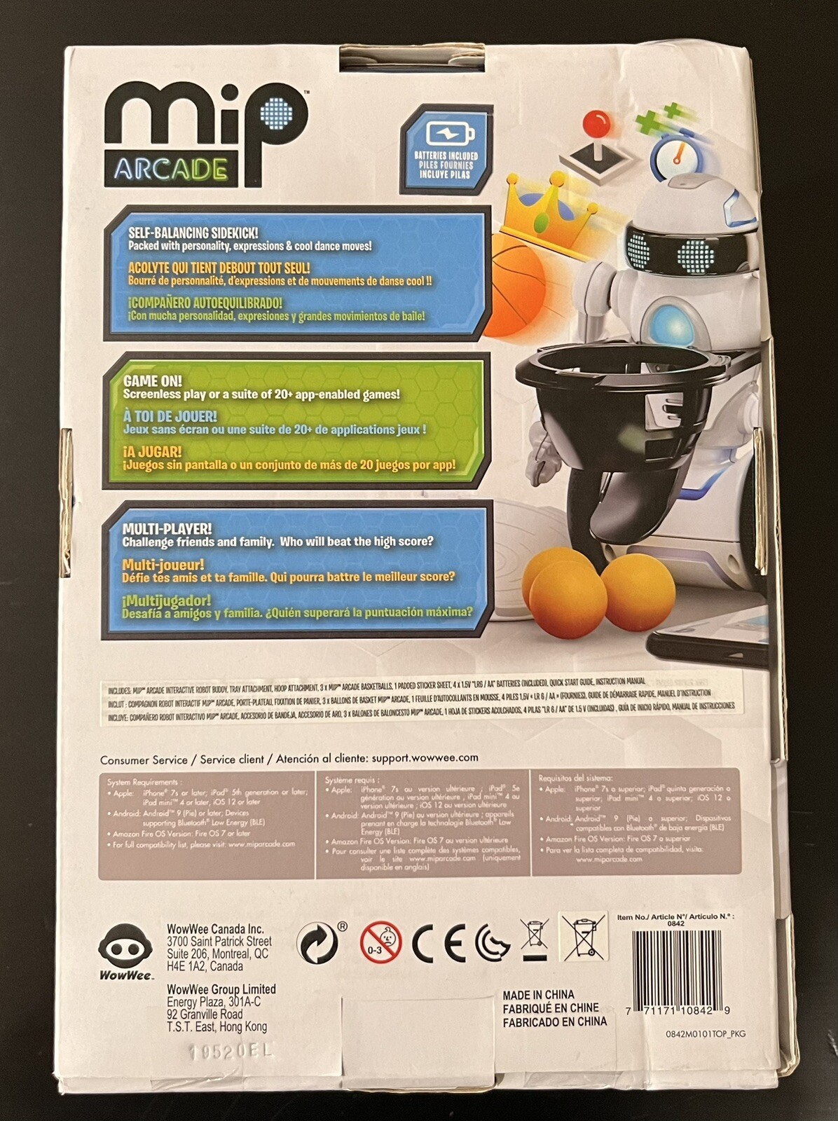 WowWee MIP Arcade Self-balancing Robot Sidekick 20 Games Toys for sale ...