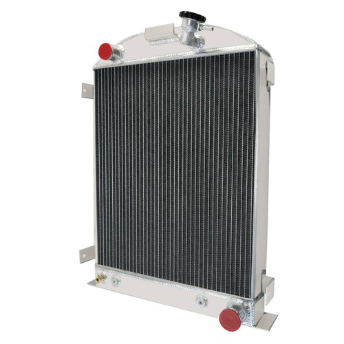 4 Rows Full Aluminum Radiator For 1930-1931 Ford Model A GM Chevy V8 ...