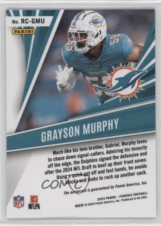 2024 Panini Phoenix Rookie Calligraphy Pandora Grayson Murphy #RC-GMU ...