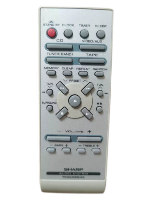 Original Sharp Audio System Remote Control RRMCG0059SJSA | eBay