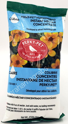 PERKY-PET HUMMINGBIRD CLEAR INSTANT NECTAR FOOD MIX CONCENTRATE NECTAR ...