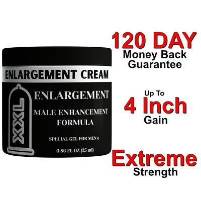 #1 NEW XXXL GAIN 14+ INCHES MEN'S-ENLARGER GROWTH CREAM! FASTER GROWTH ...