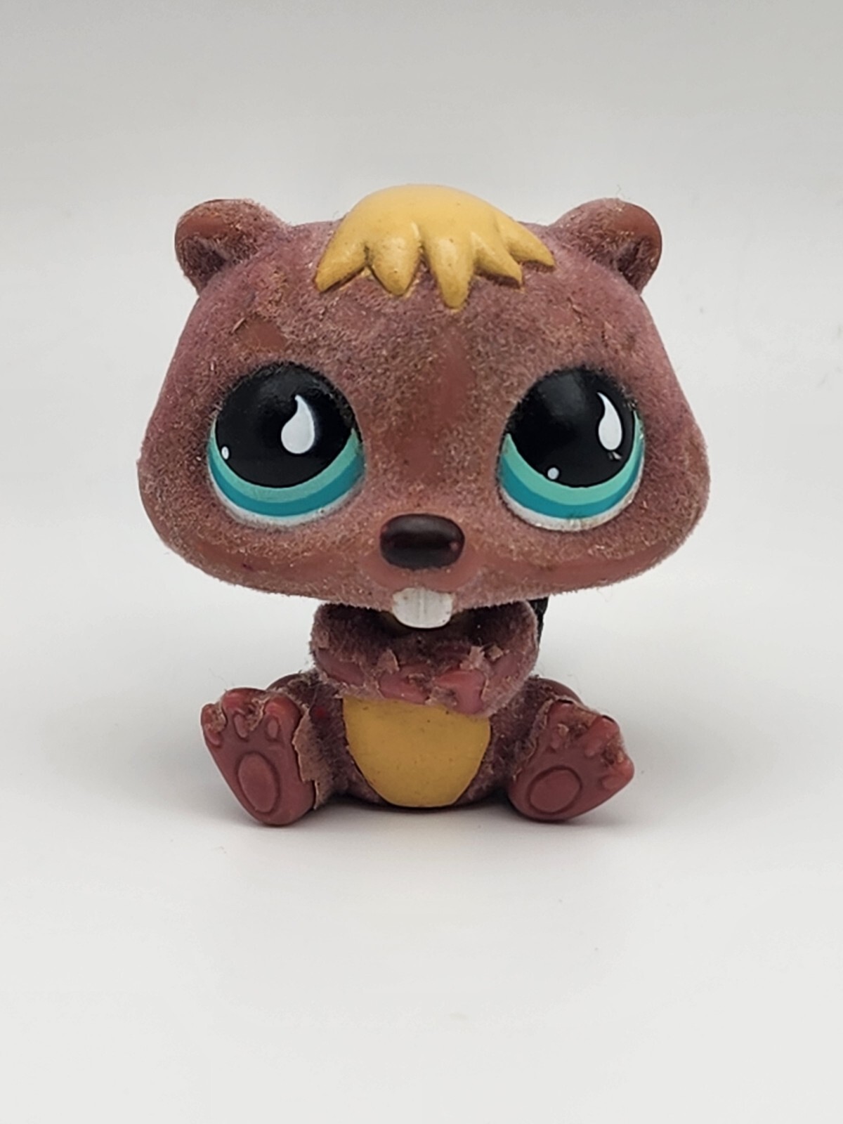 LPS Littlest Pet Shop 810 Rare Beaver Fuzzy Sportiest Pets Special ...
