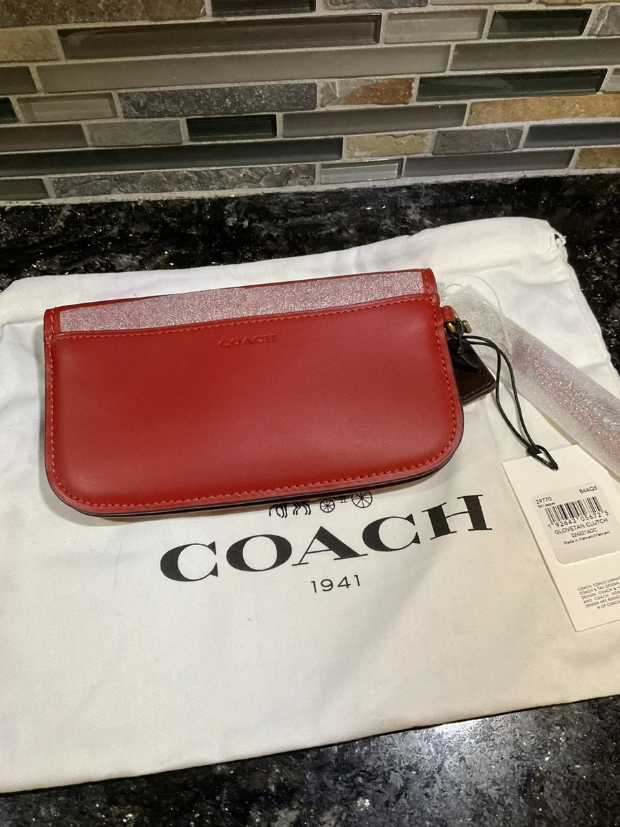 free shipping in Coach 1941 Clutch Wristlet Crossbody Glovetanned 29770