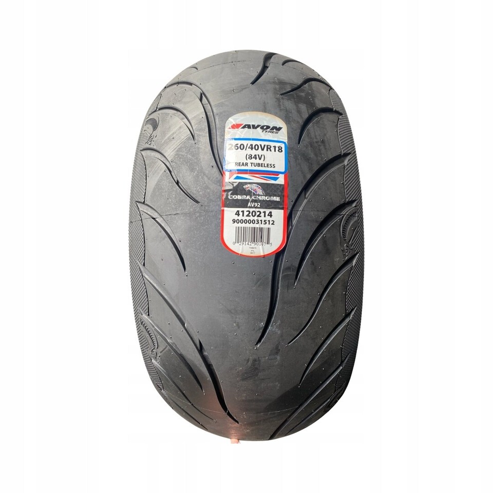 Avon Cobra Chrome AV92 Radial Rear Motorcycle Tire 260/40VR18 84H | BSW ...