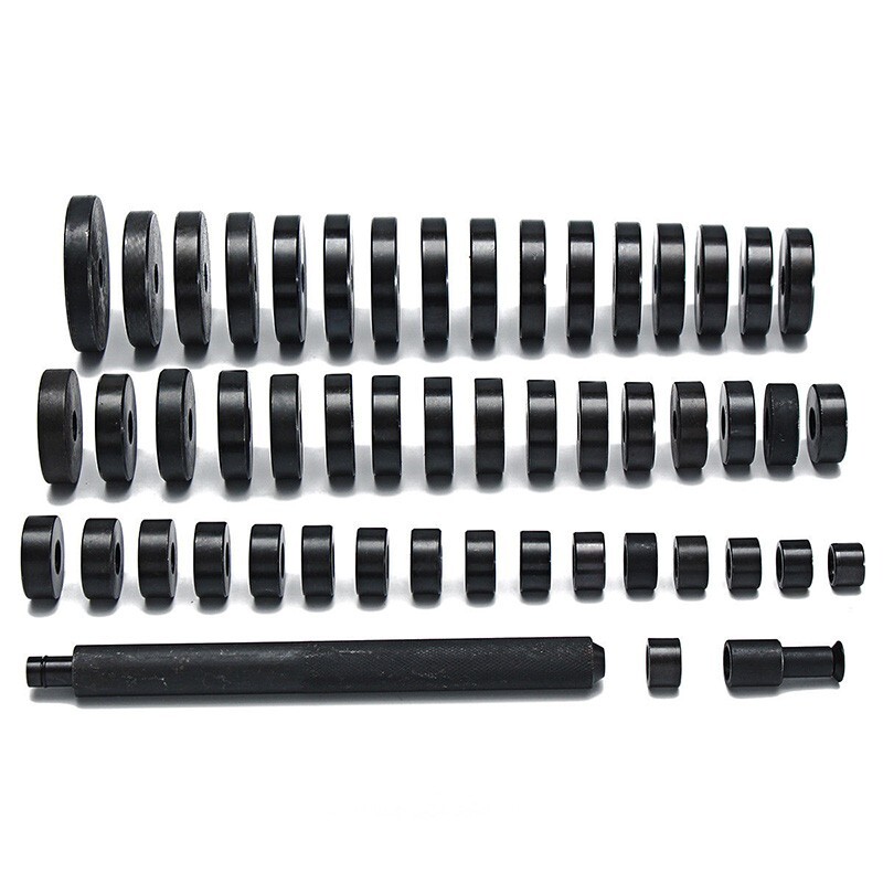52 pcs Bushing Bearing Seal Driver Push Press Disc Tool Set 18-74mm ...
