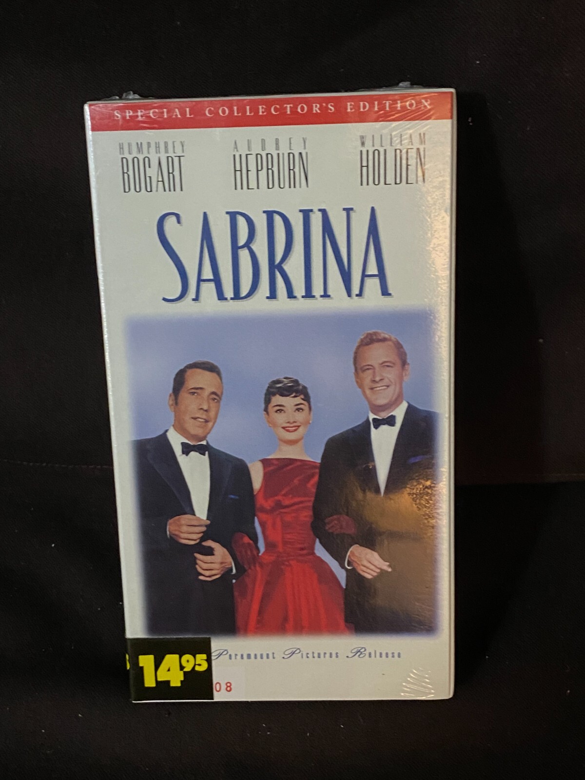 Sabrina VHS FACTORY SEALED 1996 Humphrey Bogart Audrey Hepburn William ...