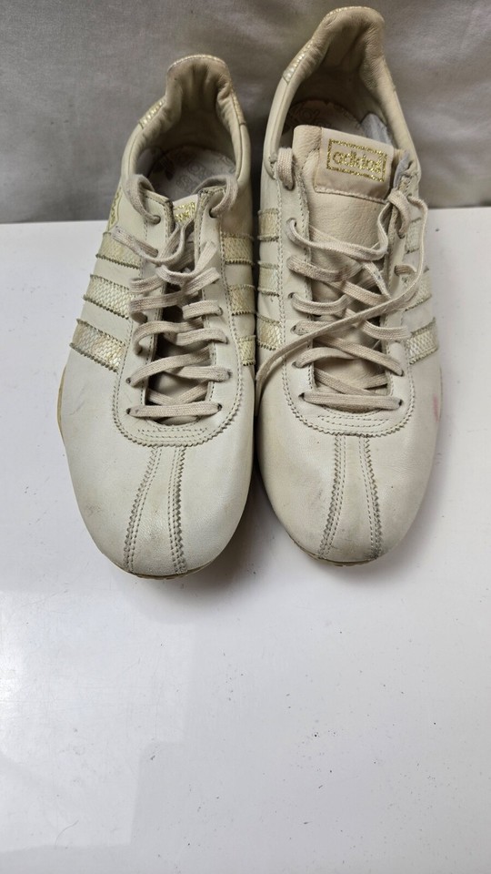 Adidas Titan Shoes Men's 10 Ivory Solid Athletic Outdoor Casual Lace Up ...