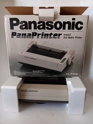 Working Panasonic PanaPrinter KX-P1000 Dot Matrix Printer in Original ...