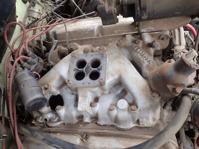 1954 Chrysler 331 354 Hemi Factory 4 Barrel Intake Manifold # 1534501 ...