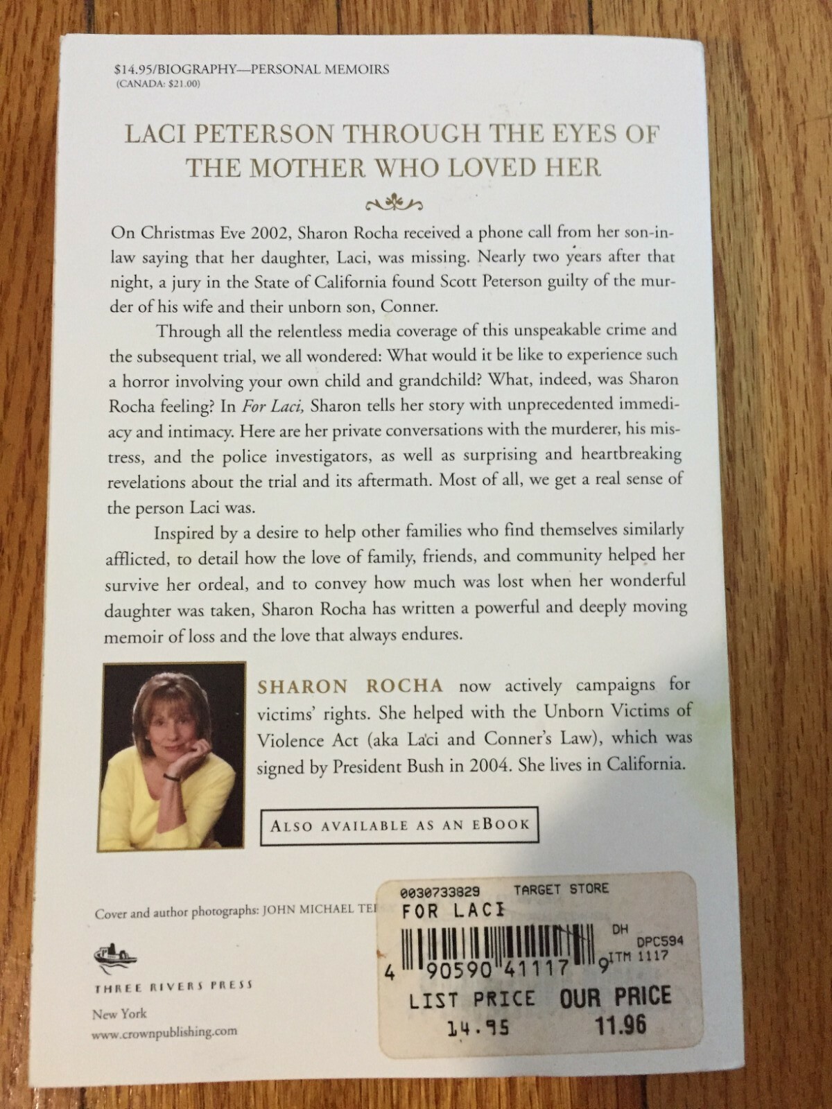 For Laci : A Mother's Story of Love, Loss, and Justice by Sharon Rocha ...