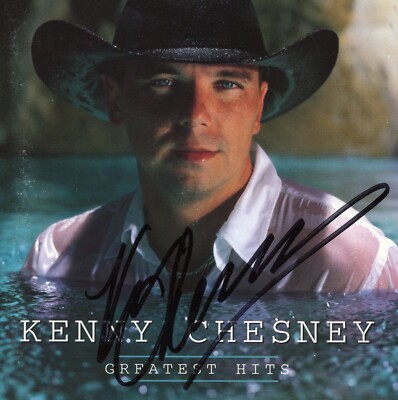 KENNY CHESNEY " Greatest Hits " CD Signed ACOA Certified | eBay