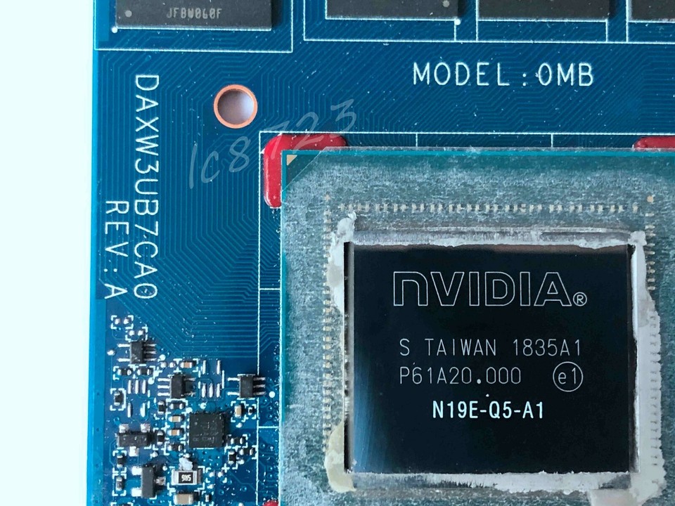 HP Zbook17 G6 Nvidia Quadro RTX 5000 GDDR6 16GB MXM3.0 N19E-Q5-A1 GPU ...