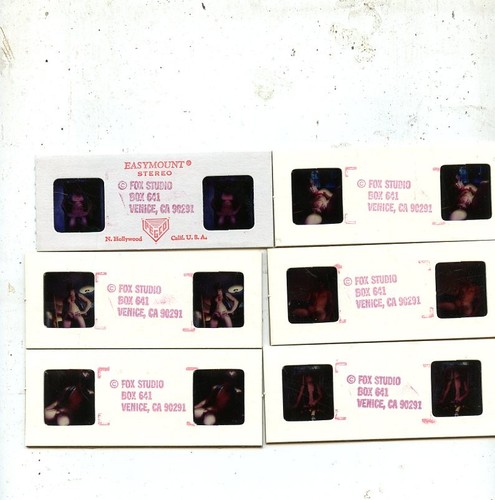 FOX STUDIOS 3D SLIDE SET 6 SLIDES * SUPERSTAR JIM HOLLIS 80S /COLOR | eBay