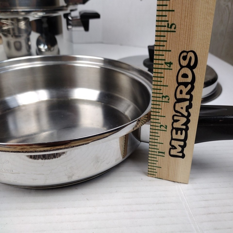 VTG Lustre Craft Westbend 5 Ply Stainless Steel 13 Pc Cookware Set ...