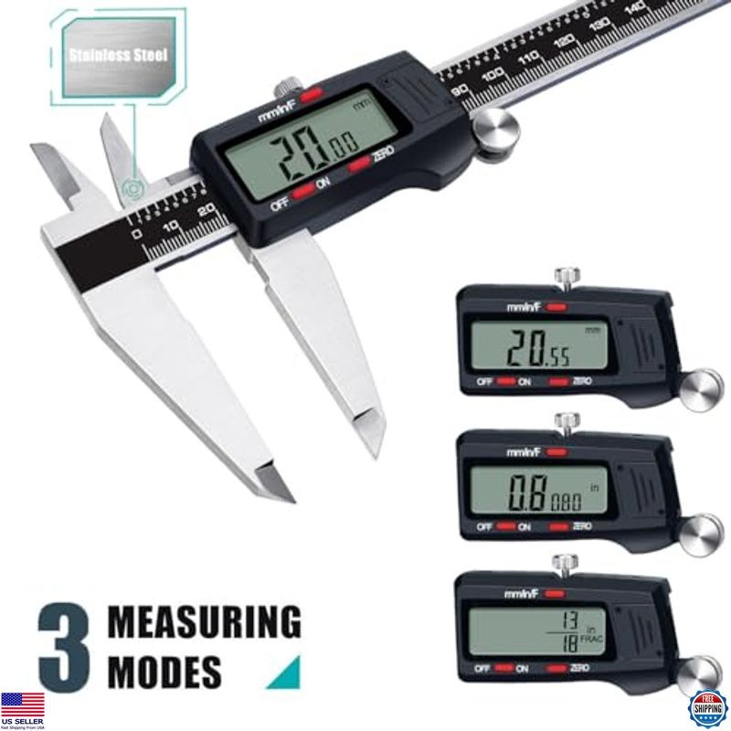 Kynup Micrometer Caliper Tool, 12Inch Digital Caliper, Vernier Caliper with | eBay