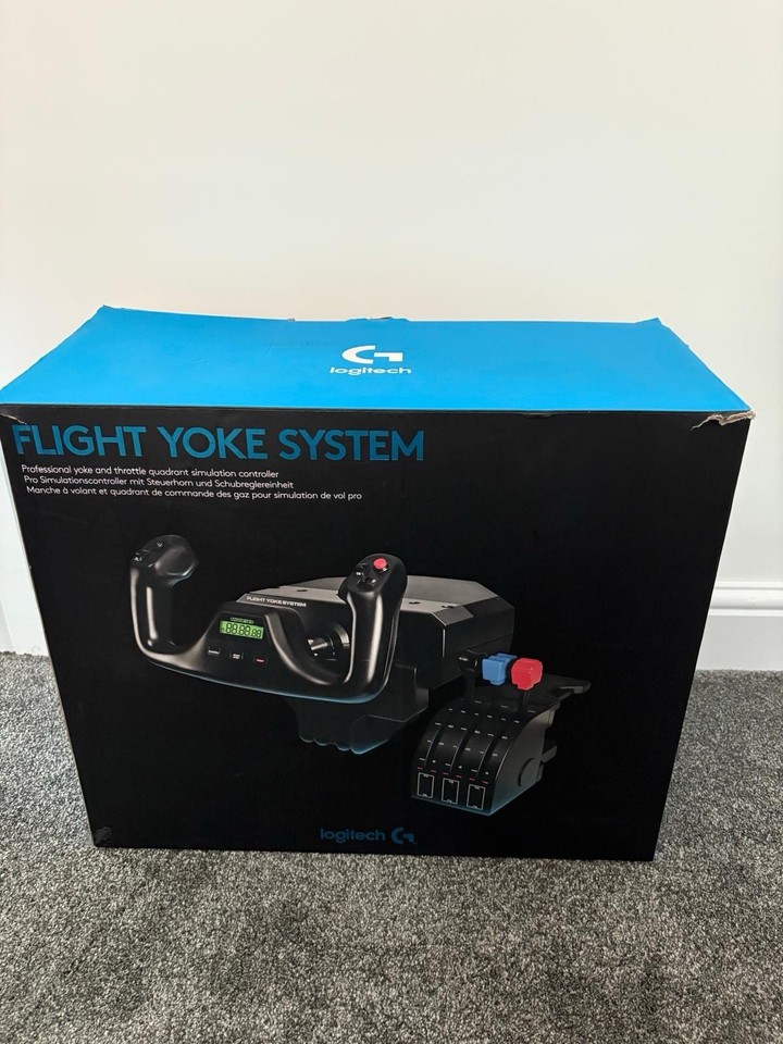 Logitech Flight Yoke System, includes throttle quadrant | eBay UK
