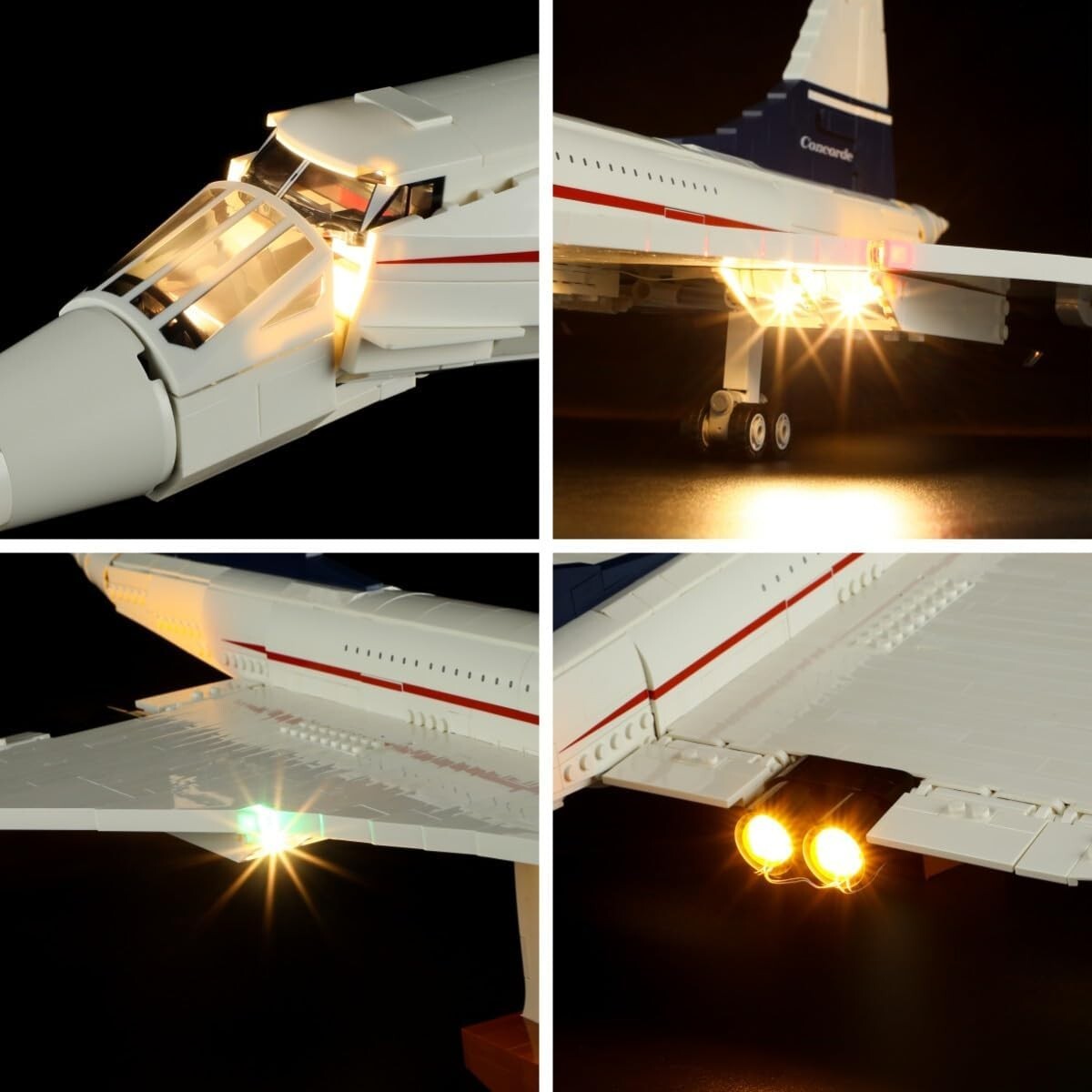 Bricklight Led Light kit for LEGO ICONS 10318 Concorde (Set not ...