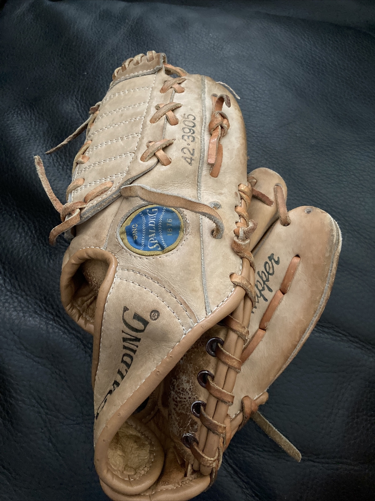 Spalding The Snapper 42-3905 Baseball Glove 10” Throw Right Hand EZ ...