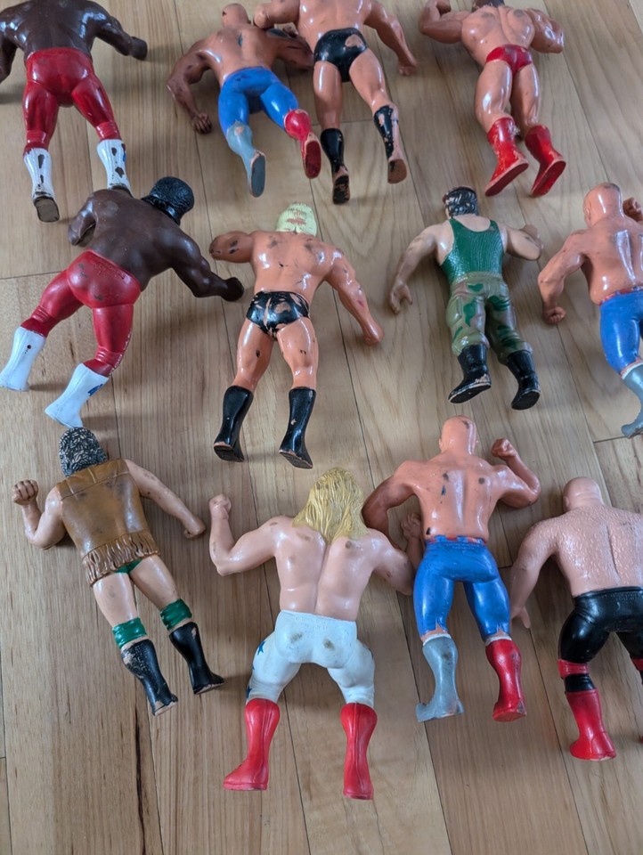 WWF LJN Lot of 12 Vintage Wrestling Figures Toys Wwe | eBay