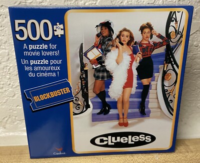 Clueless 500 pc Puzzle Blockbuster 11 x 14 inches Cardinal Games New In ...
