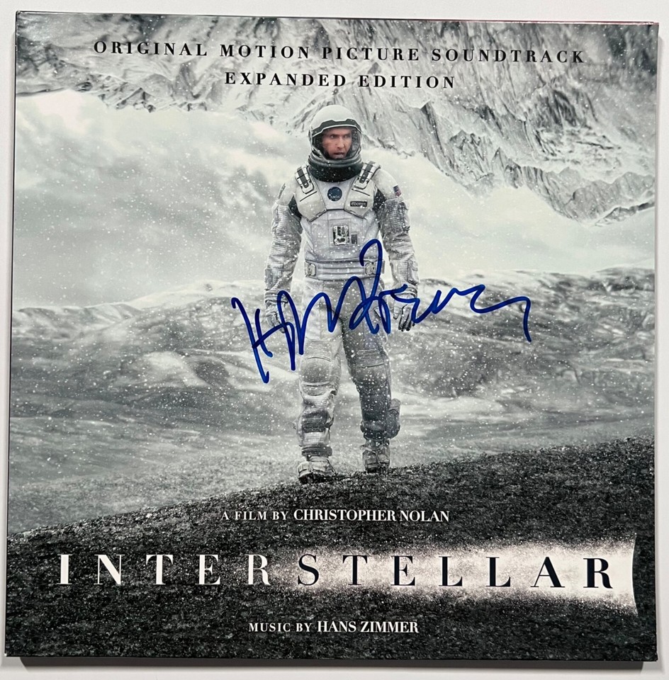 Hans Zimmer Signed ACOA Autograph Album Record Vinyl Interstellar Soundtrack | eBay