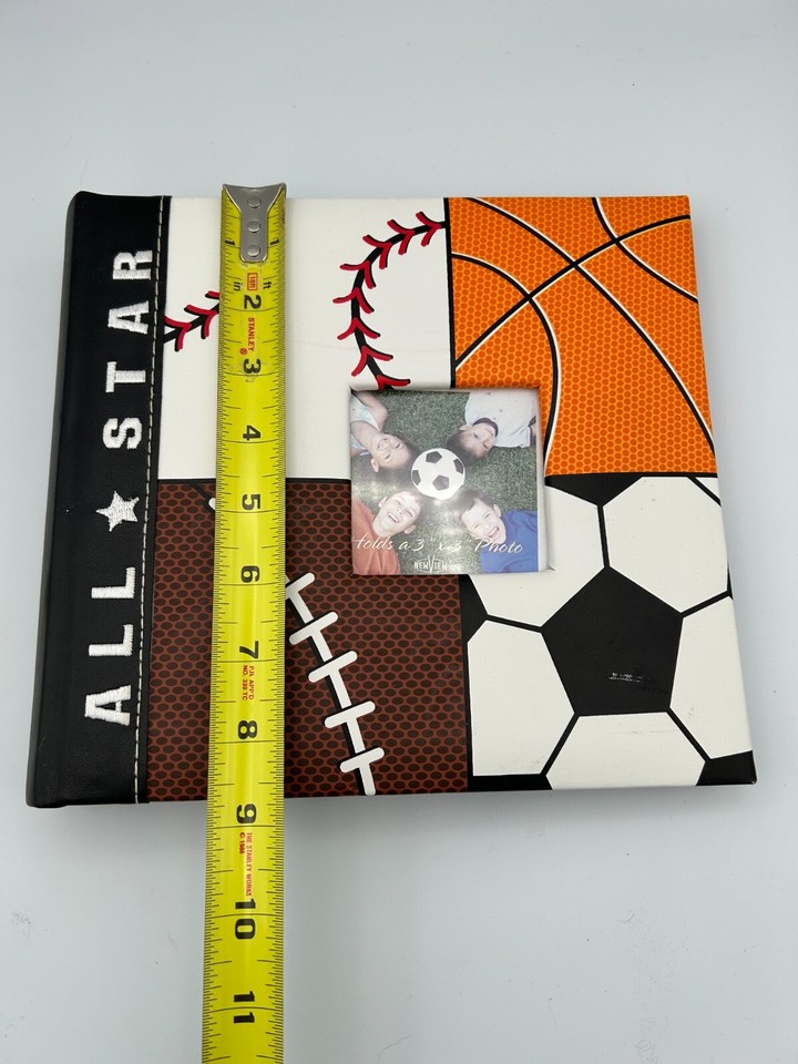 "All Star" Sport Scrapbook Notes Kids Soccer Basketball Baseball ...