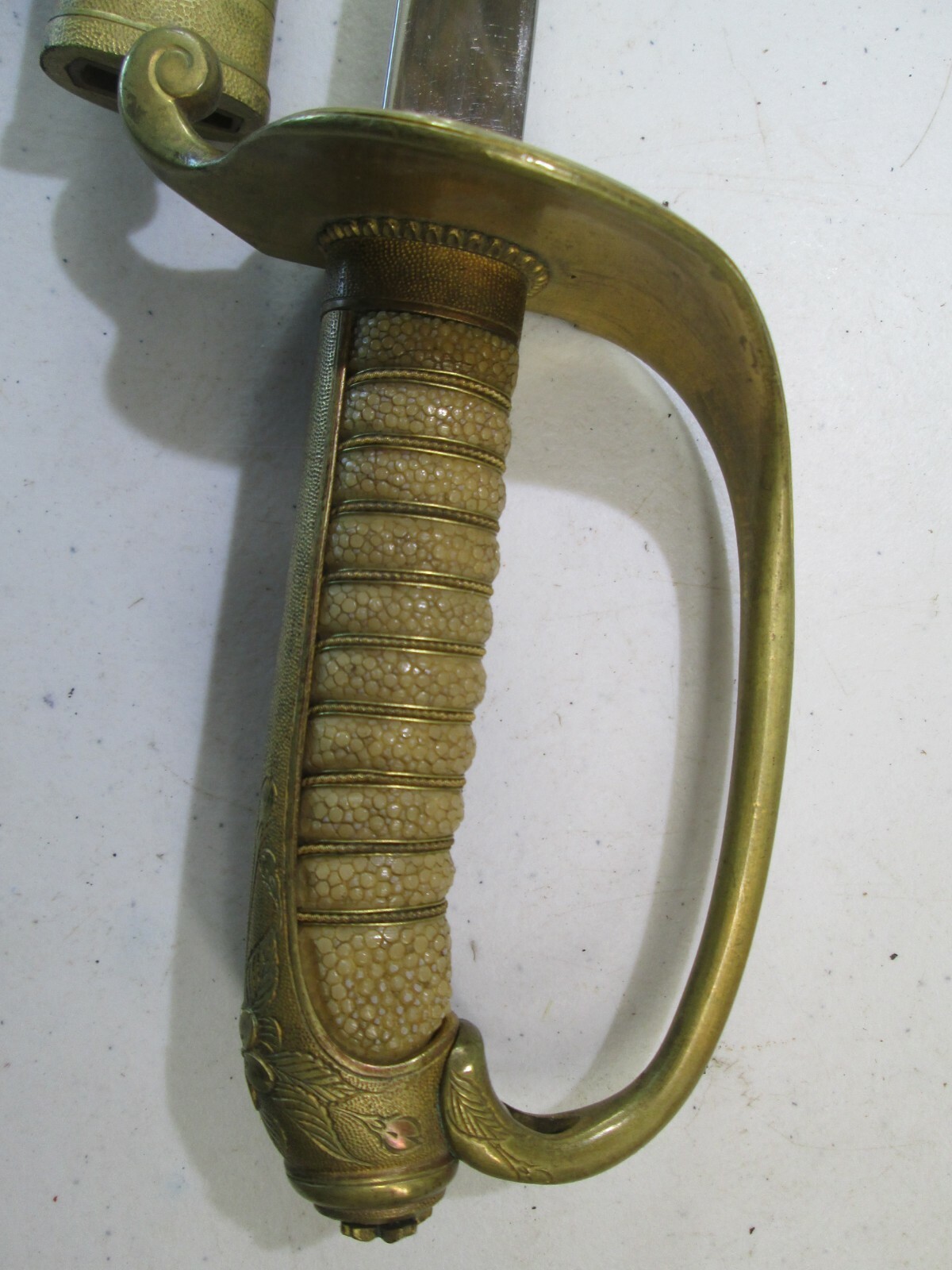 MEJI 16 JAPANESE NAVY PETTY OFFICERS SWORD WITH SCABBARD MINTY ...