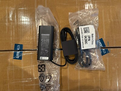 New Genuine OEM Dell 65W USB-C Type Chromebook Charger RGF3F LA65NM190 ...