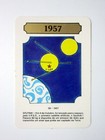 1957 SPUTNIK 1 SATELLITE LAUNCH URSS CCCP COMMUNIST POCKET CALENDAR ...