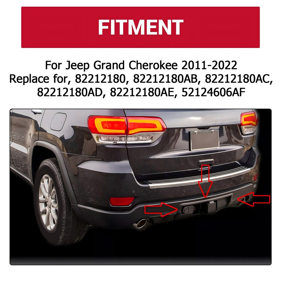 For Jeep Grand Cherokee 2011-2022 Trailer Hitch Receiver Towing W/Bezel ...