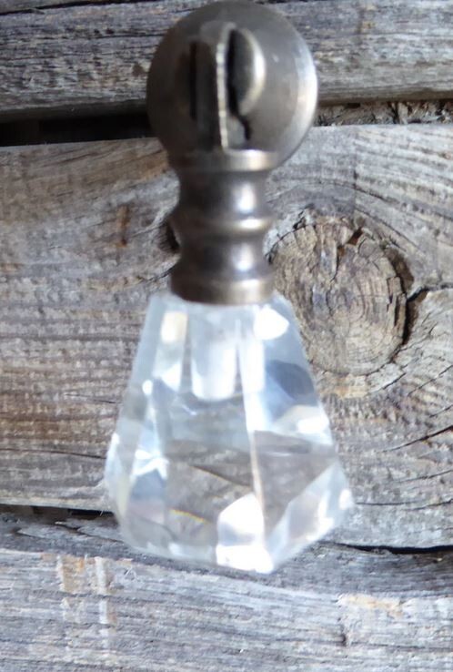 Antique Brass Style Drawer Pulls Handles Teardrop Glass Kitchen Cabinet Knobs | eBay