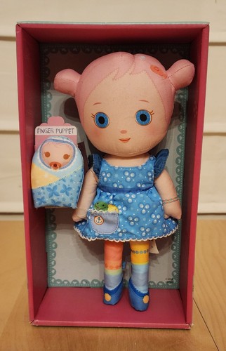 New Rare MGA Mooshka Tots Aneta Plush Fabric Doll & Finger Puppet ...