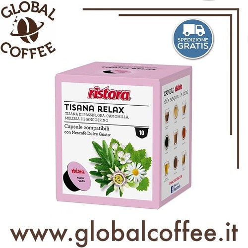 80 Capsule Ristora Gusto Tisana Relax Compatibili Nescafè Dolce Gusto ...