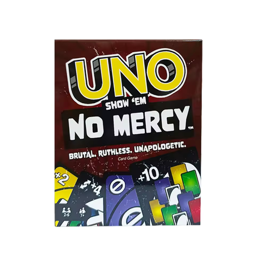 UNO No Mercy Game - Family-Friendly Card Game for Parties and ...