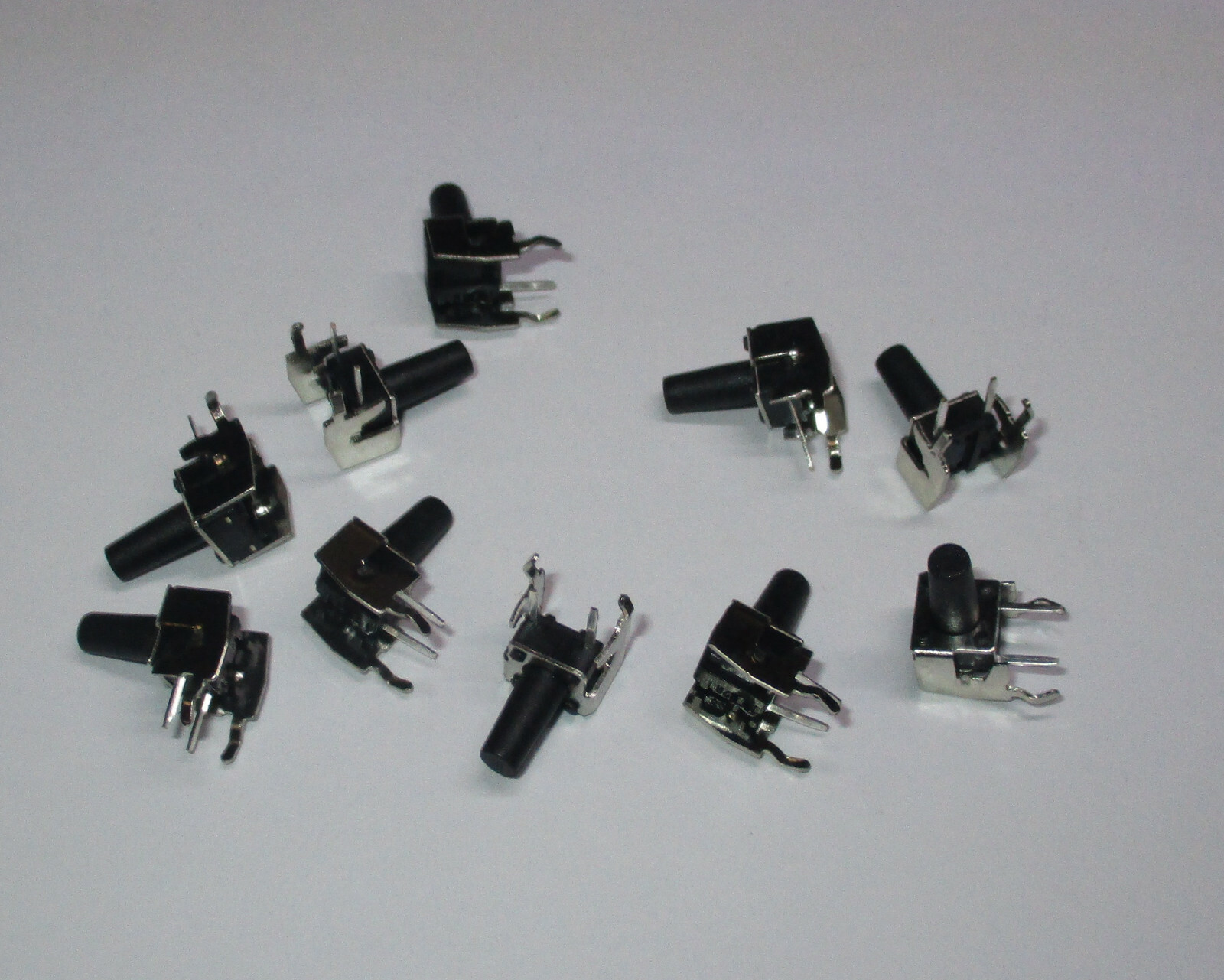 Taster 6x6 Winkel Winkeltaster Kurzhubtaster 2-PIN Drucktaster Print ...