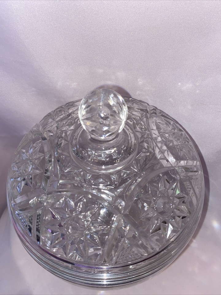 VERY RARE!!! Robinson Glass Puritan EAPG 1895 12” Covered Compote ...