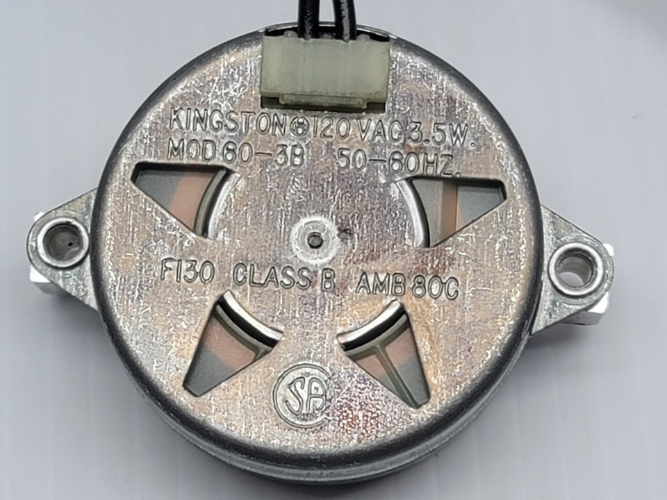 Kingston Timer Motor 60-3B 120VAC 3.5W 50-60Hz AMB 80°C | eBay