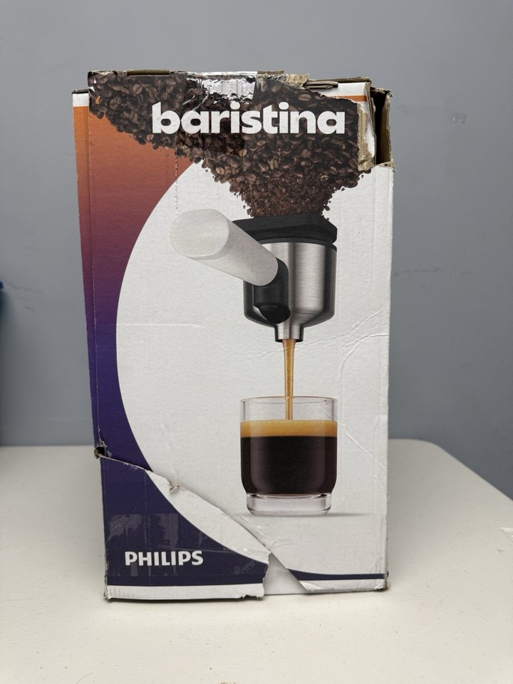 Philips Baristina Espresso Machine White- BRAND NEW NEVER USED. Damaged ...