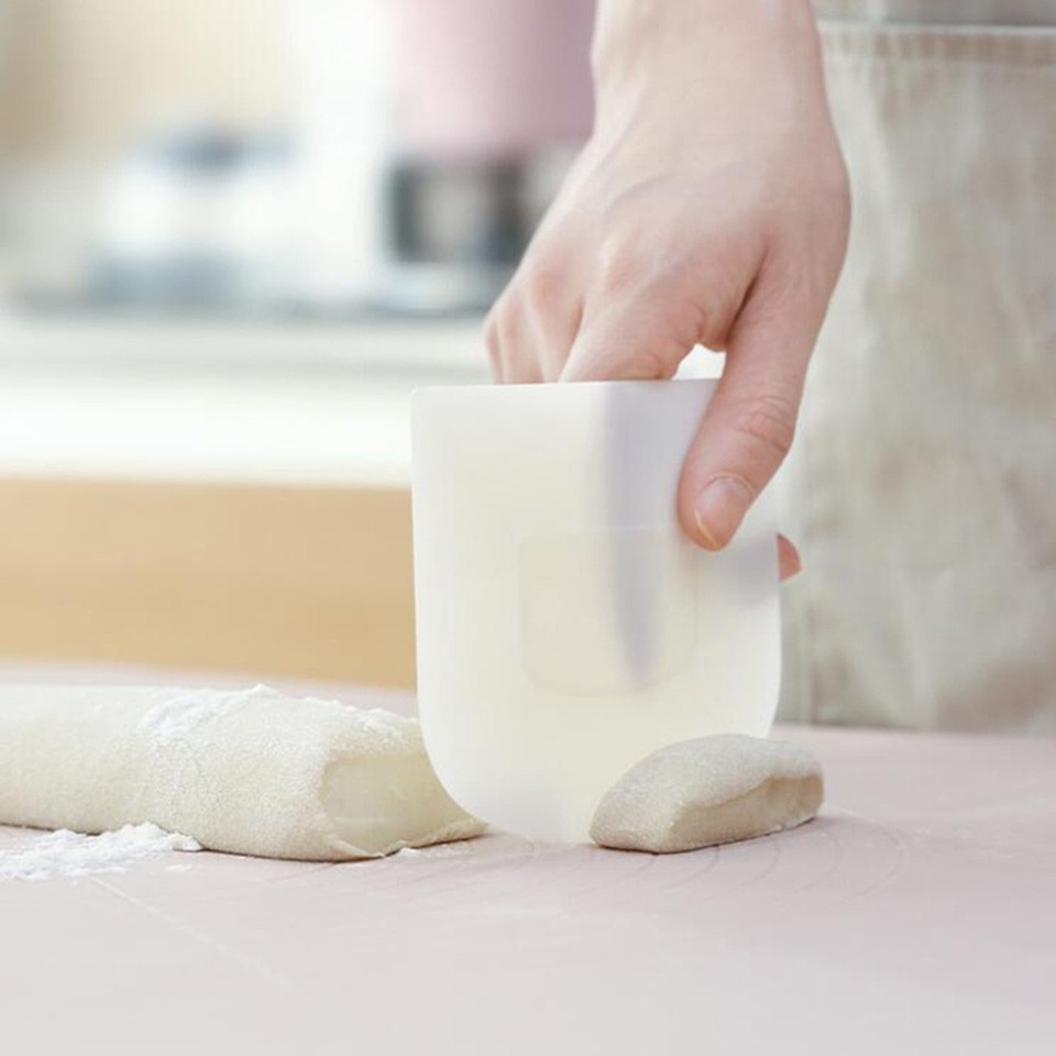 Cake Plastic Tools Pastry Dough Scoring White Spatulas for Kitchen Use ...