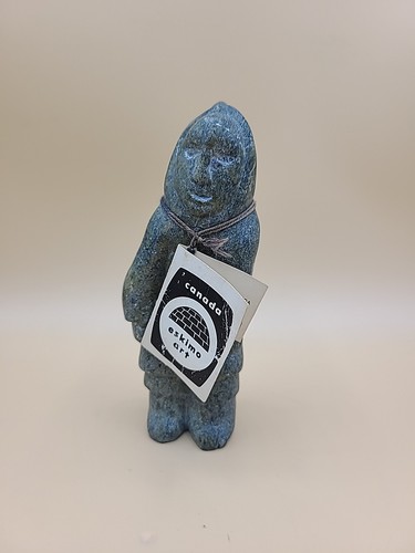Canadian Eskimo Art - Inuit Stone Carving - Vintage - Man | eBay