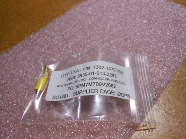 RADIAL CONNECTOR PART # 7302-1572-003 NSN 5935-01-513-2283 for sale ...