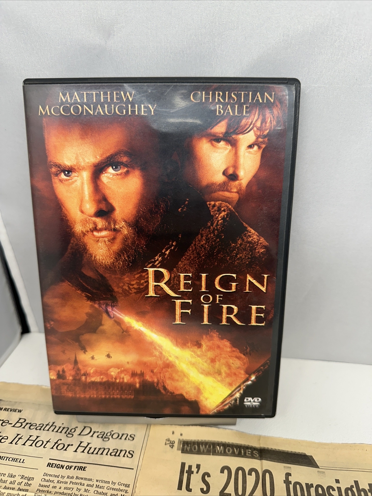 Reign of Fire (DVD, 2002) With Original Newspaper Articles Of The Movie ...