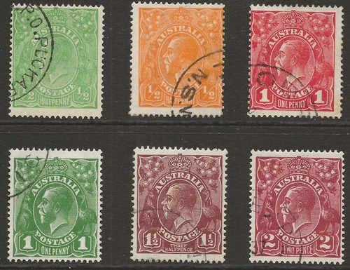 KGV GROUP of FINE USED SINGLE WATERMARK'S GOOD LOT | eBay Australia