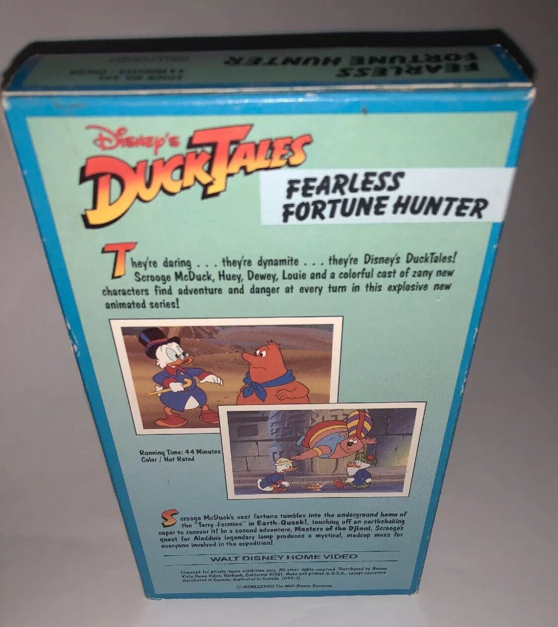 Disney's Ducktales - Fearless Fortune Hunter & Daredevil Ducks (VHS ...